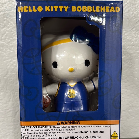 Hello Kitty | Other | Warriors Hello Kitty Bobblehead | Poshmark